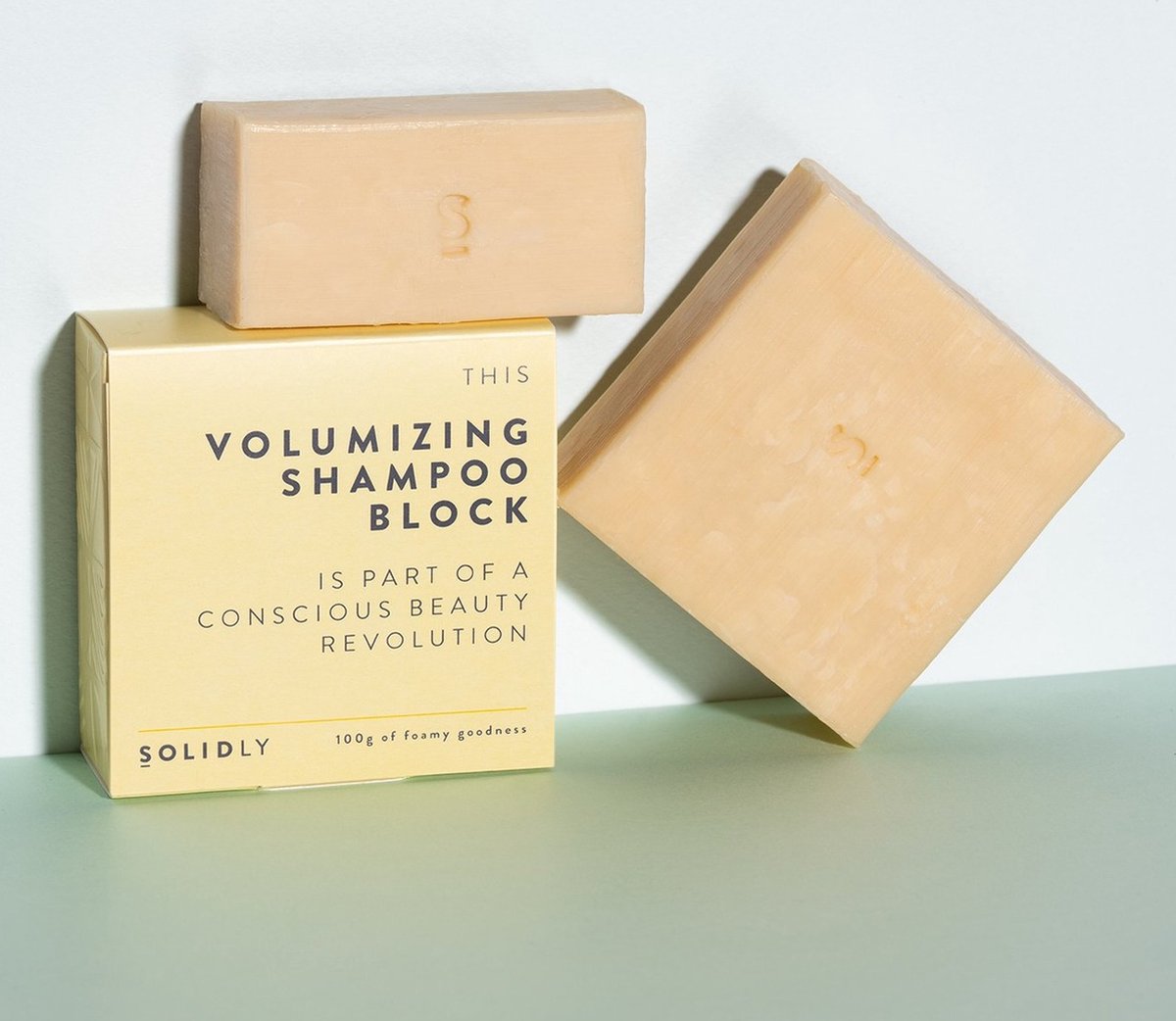 Solidly Shampoo Block - Douche Zacht, Volumineus en Zonder gebruik van ...