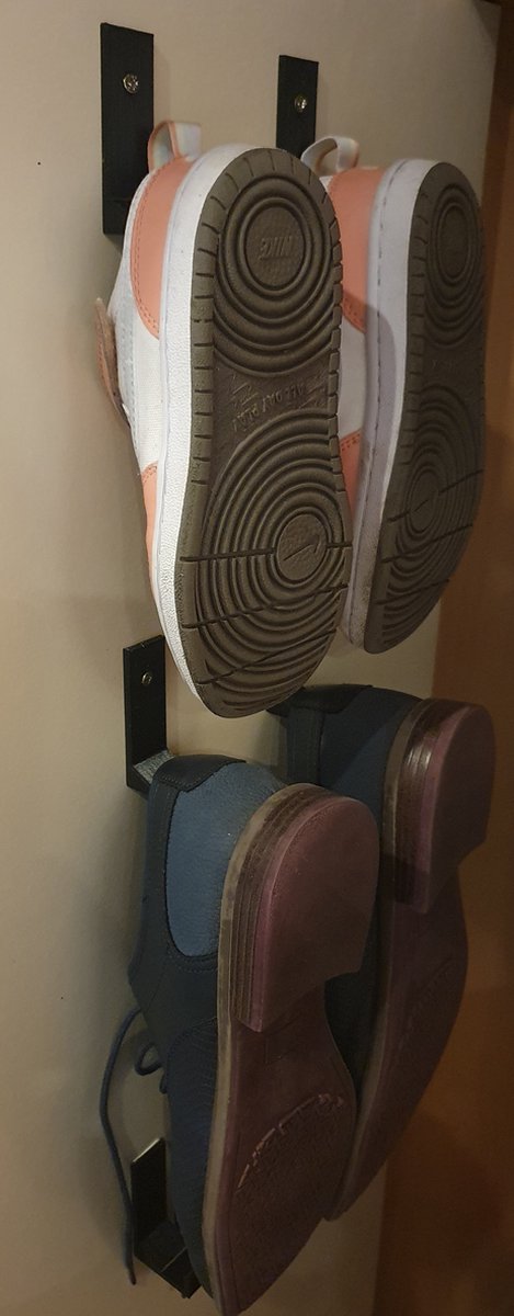 Ophang haken met tesa Powerstrips - 10 stuks voor 5 paar schoenen ...