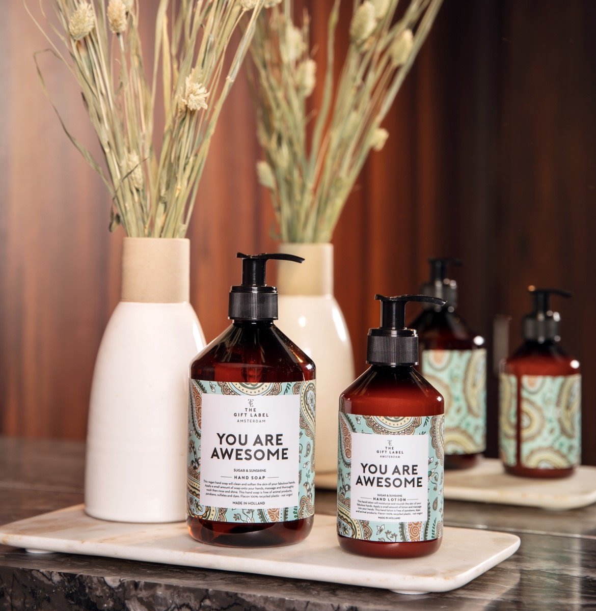 The Gift Label - Savon pour les mains - You are awesome - 500ml | bol