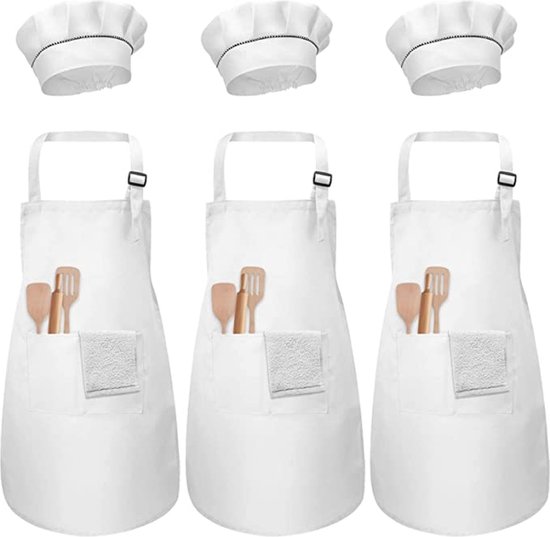 Keukenschort Set – Keuken Textiel Accessiores – Kitchen Apron – Chefs ...