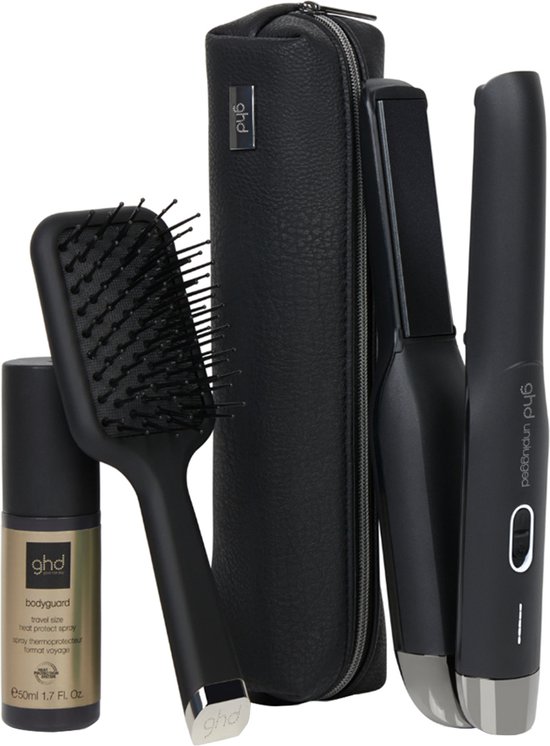 ghd unplugged™ styler® - draadloze stijltang - on the go - gift set | bol
