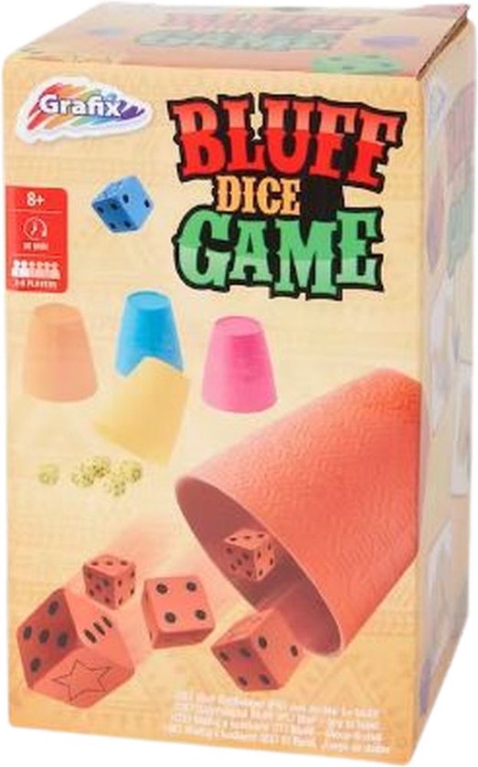 Bluf Dobbelspel - Bluff Dice Game - Dobbelstenen Spel | bol