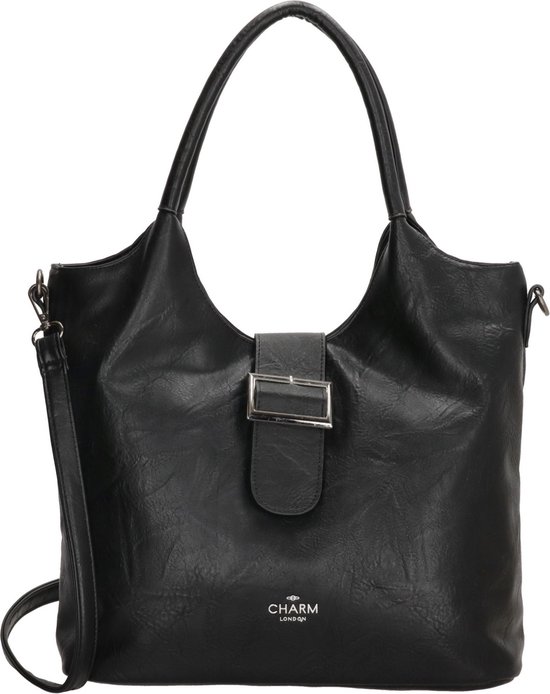 Charm London High Street Shopper - Zwart | bol