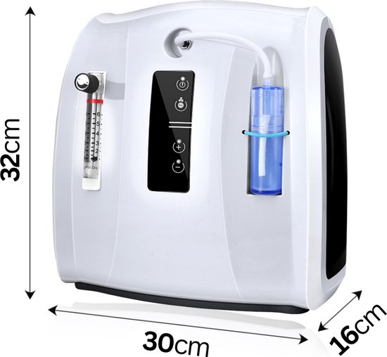 Zuurstofconcentrator – Zuurstoffles Met Afstandbediening – Met Timer ...