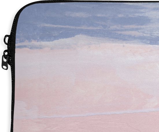 Laptop case - Pastel - Pastelkleuren - Verfstreken - Verf - Paars ...