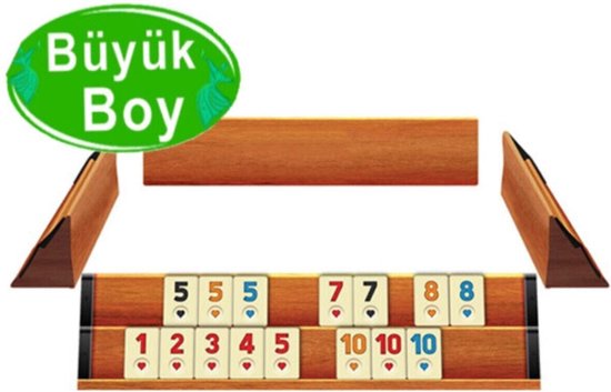Eser Okey Spel Rummy (Turks spel) Hout - | Games | bol.com