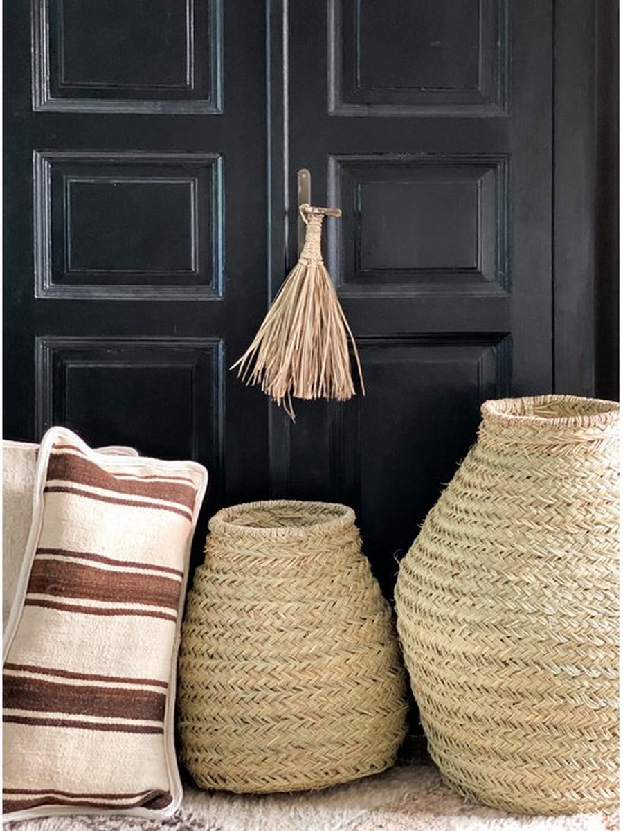 Vaas riet - Grote vaas - Grote Mand - Vaas zeegras - Essaouira Vase XXL ...