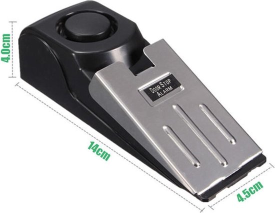 WiseGoods Luxe Deurstopper Met Alarm - Deurvastzetter - Deurstoppers ...