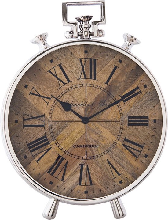 Horloge de table Horloges de table cm Horloges de table rondes en bois ...