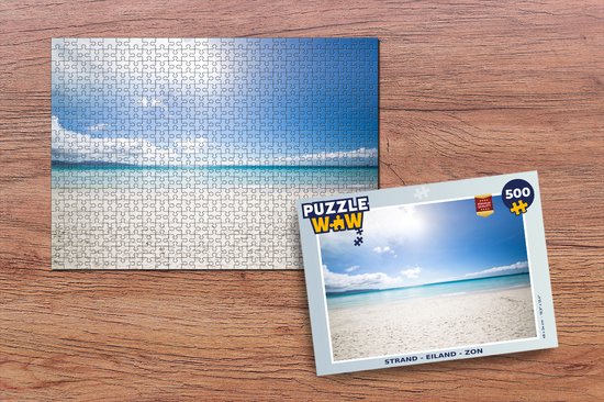 Puzzel Strand - Eiland - Zon - Legpuzzel - Puzzel 500 stukjes | bol
