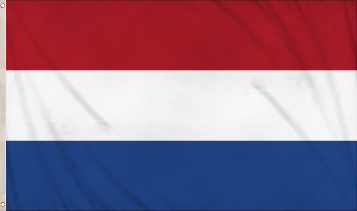 Henbrandt - Nederlandse vlaggen set - vlag 90 x 150 cm/vlaggenlijnen 10 ...