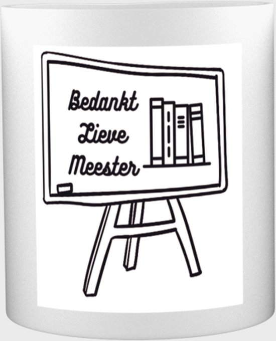 Bedankt lieve meester Mok met opdruk Docent cadeau - Meester en juffen ...