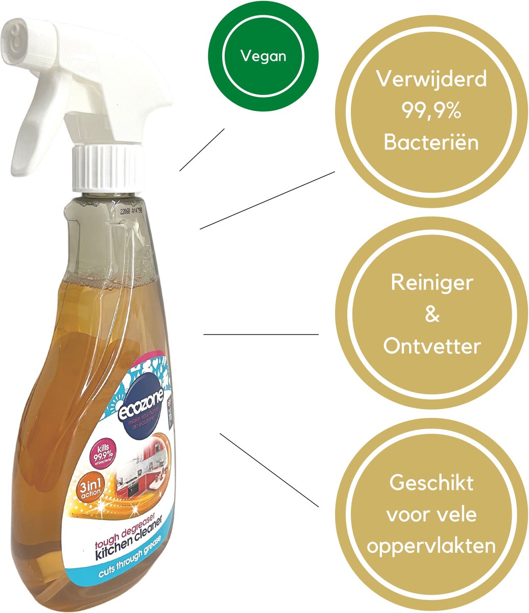 Ecozone Keukenreiniger en Ontvetter - Allesreiniger - Allesreiniger ...