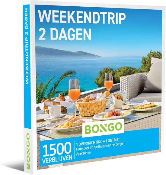 Bongo Bon - 2 DAGEN WEEKENDTRIP - Cadeaukaart cadeau voor man of vrouw | bol