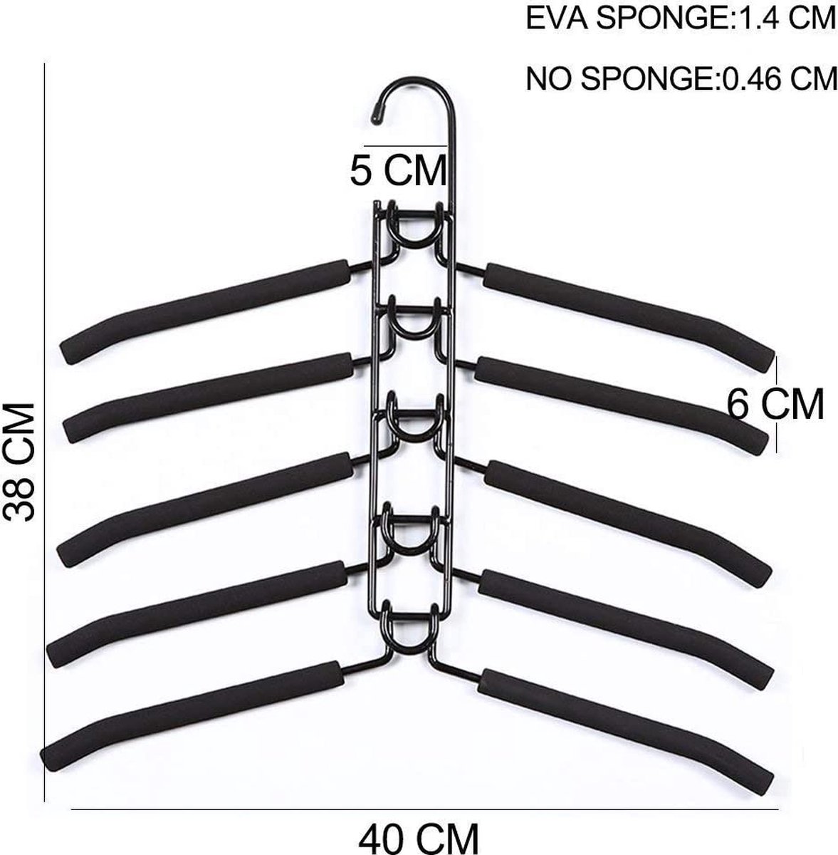 Kleding hangers set – clothes hanger set | bol.com