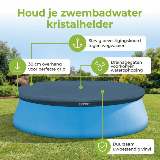 Intex Rond Opblaasbaar Easy Set Zwembad - 244 x 61 cm - Blauw ...