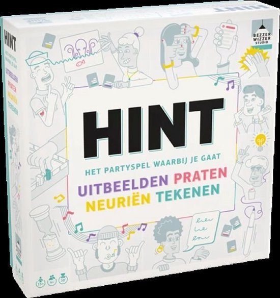 Asmodee partyspel bordspel HINT - creatief raden en tekenen. | Games | bol