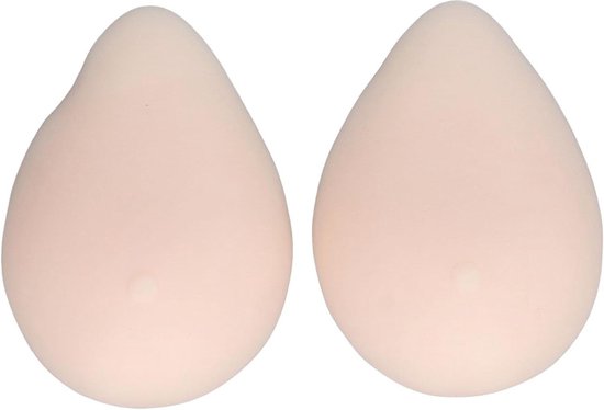 Druppelvormige Siliconen Borstprothesen voor Mastectomie - Crossdressers -... | bol