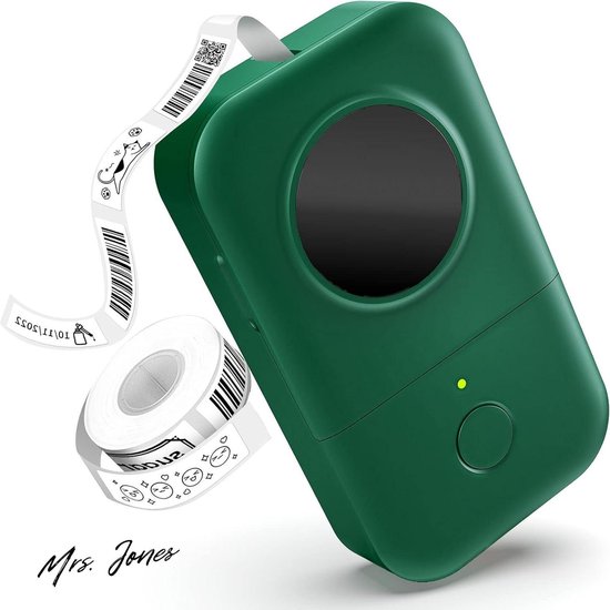 Mrs. Jones Bluetooth Label Maker Machine Tape Mini Draagbare Label ...