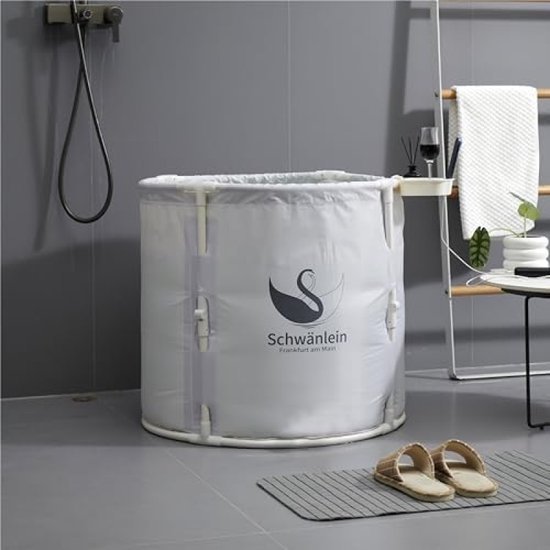 Opvouwbaar ijsbad, 70 x 65 cm, draagbaar, voor cryotherapie en koude ...