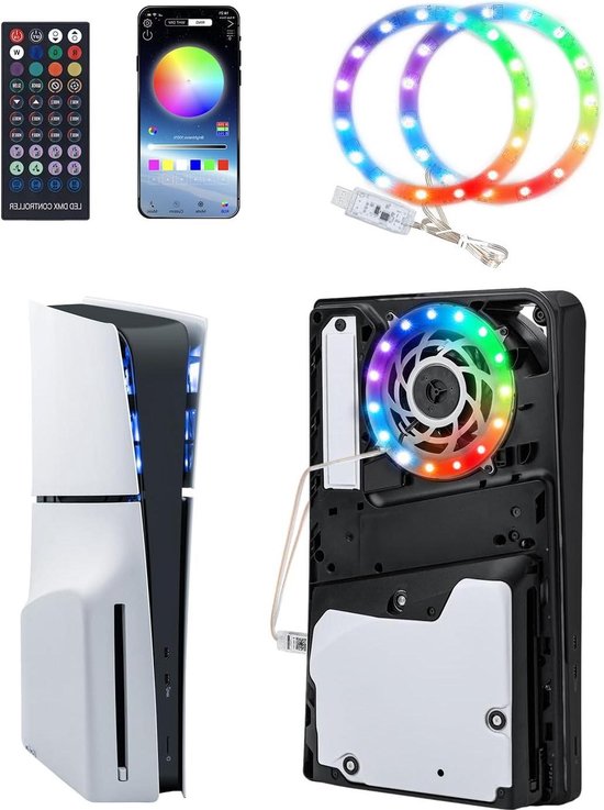 Flexibele RGB LED Strip - 8 Kleuren Muziek Synchronisatie - PS5/PS5 ...