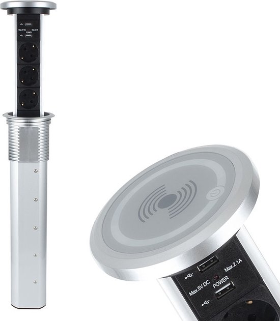 Design Light Liftbox - Stekkerdoos Automatisch – Qi-draadloze lader ...