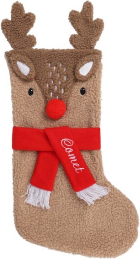 Home & Styling Kerst Rendier Sok - Comet | bol