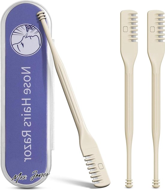 Mrs. Jones Handmatige neushaartrimmer - roterende neushaar scheermesje ...