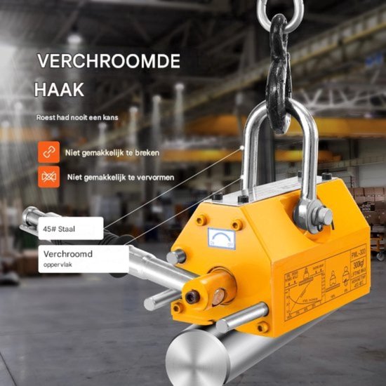 Hefmagneet - Magnetische Lifter - Oranje - 400 kg Trekkracht ...