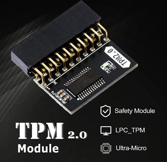 Encryptie Beveiligingsmodule TPM 2.0 - 20Pin - Standalone Crypto Processor -... | bol