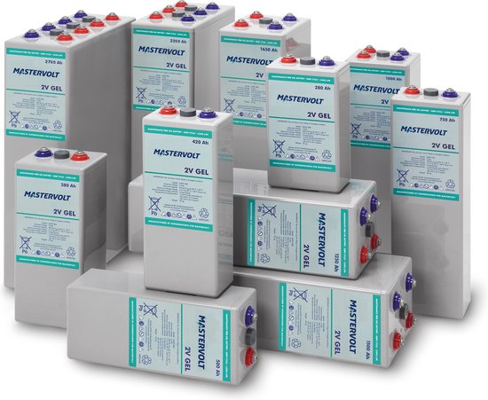 Mastervolt 2V tractie gel Accu MVSV2200 | bol