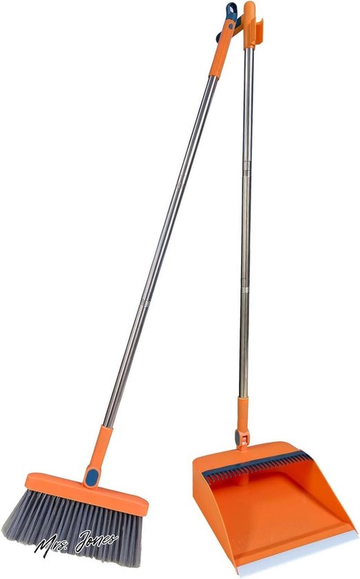 Mrs. Jones Deluxe Veegschep en bezem - Lange steel - Windbestendige ...