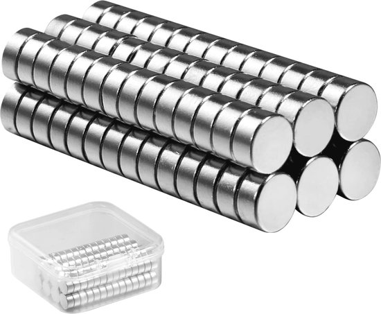 Extra sterke neodymium magneten 6x3mm - 60 stuks mini-magneten voor ...