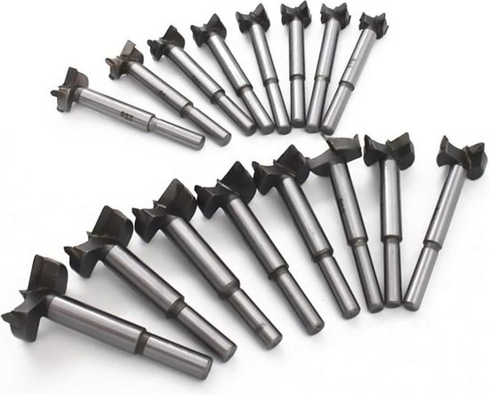 15-35mm Forstner Boor Bits 16PCS Koolstof Hoge Snelheid Staal ...