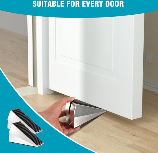 Extra Sterke Deurstopper Set van 2 – Hoog en Groot voor Elke Deurdikte ...