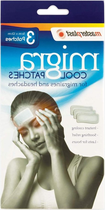 Migra Cool Patches x 3 - Verlichting bij Migraine en Hoofdpijn | bol