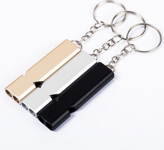 3 stuks - Fluit - Scheidsrechtersfluitjes- Survivalfluitje ...