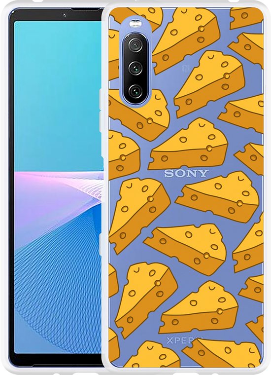 Cazy Hoesje geschikt voor Sony Xperia 10 III - Cheesy | bol