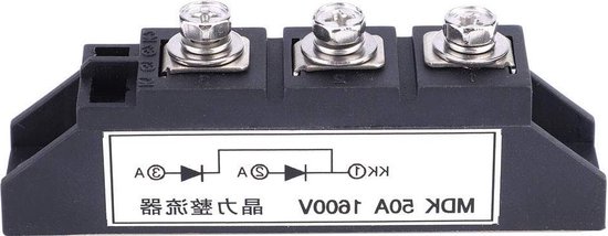 Eenfase 50A 1600V Diode Bruggelijkrichter Module - Fotovoltaïsche ...