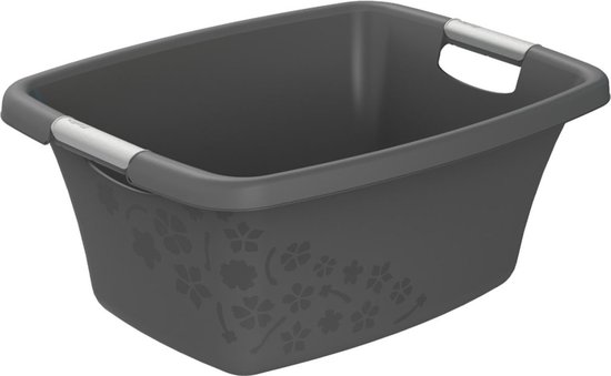 Rotho Flowers Wasmand 25L Cool Grey | Games | bol
