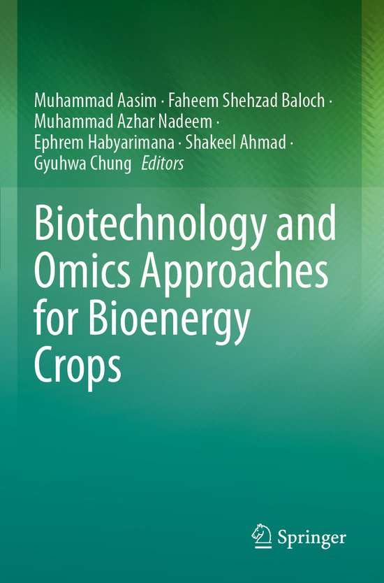 Biotechnology and Omics Approaches for Bioenergy Crops | 9789819949564 | Boeken | bol