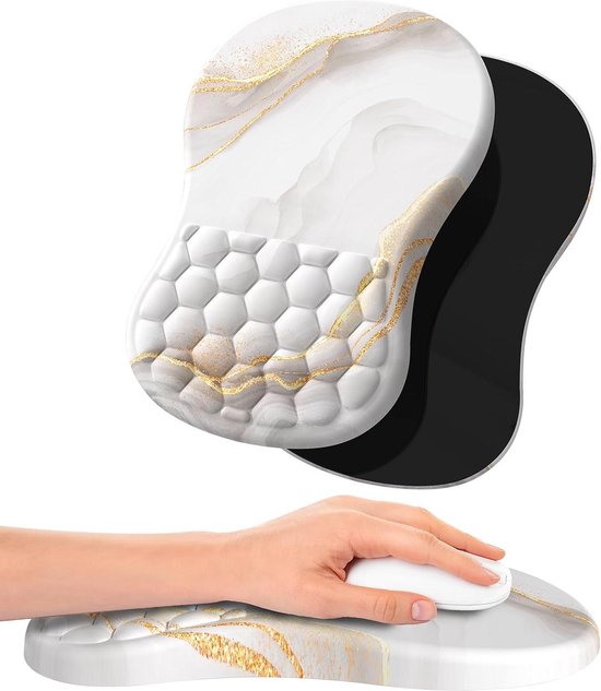 Ergonomische muismat met handsteun voor polssteun en massage-design van ...