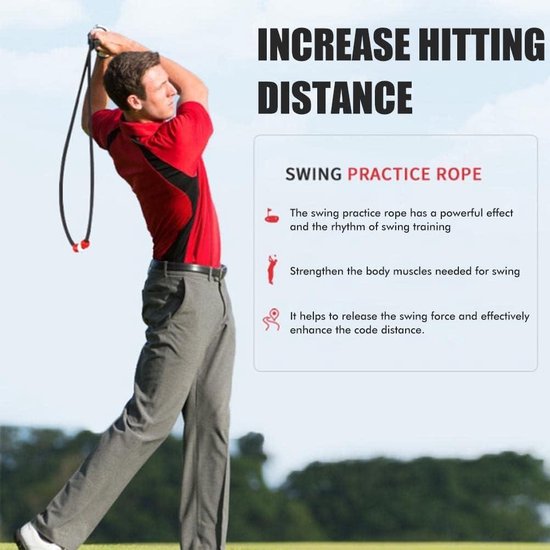Swing Training Aid Rope - Draagbare Golf Swing Trainer Verstelbare ...