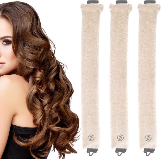 Heatless Curls - Haar Kruller - Haarkruller - Krullen zonder Warmte ...
