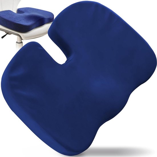 Orthopedisch zitkussen van traagschuim voor bureaustoel - Verlicht ...