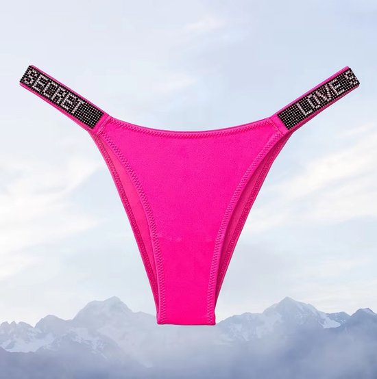 Set van 2 Roze dames strings - Secret Love - Sexy ondergoed | bol