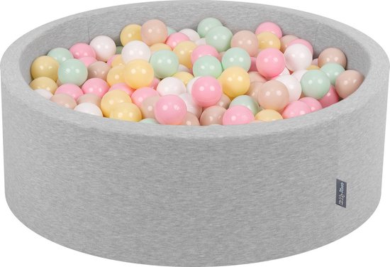 KiddyMoon Ballenbad Voor Baby's 200 ballen ∅7cm 90x30cm - Ballenbak ...