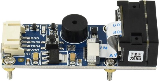 Compacte 1D/2D barcode scanner module met beeldherkenning via USB/UART ...