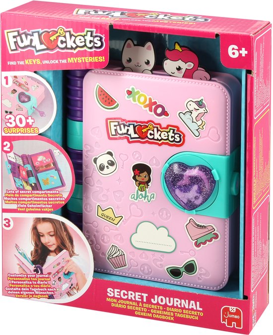Jumbo - FunLockets - Secret Journal - Dagboek meisjes - Vanaf 6 jaar | bol