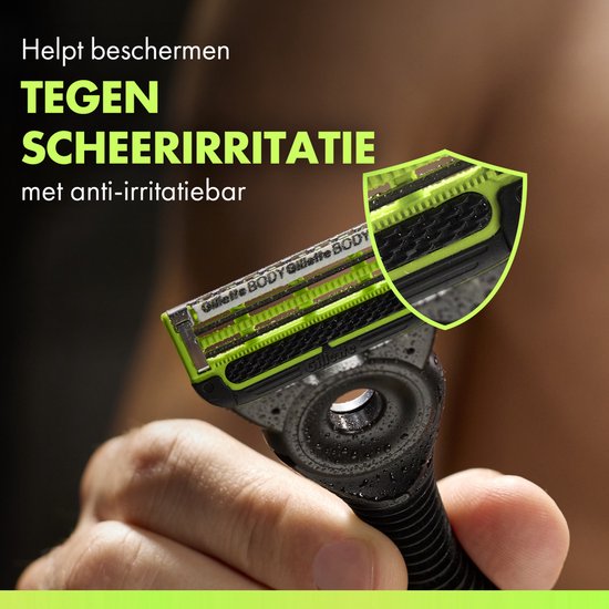 Gillette Labs Body + Intimate Scheermesjes - 8 stuks - van Gillette | bol